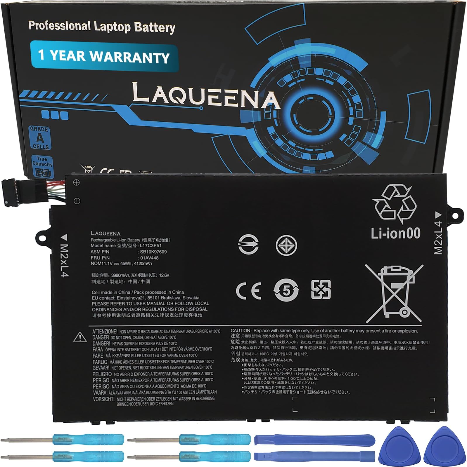 Amazon.com: Dentsing 01AV448 L17C3P51 SB10K97609 Battery Compatible ...