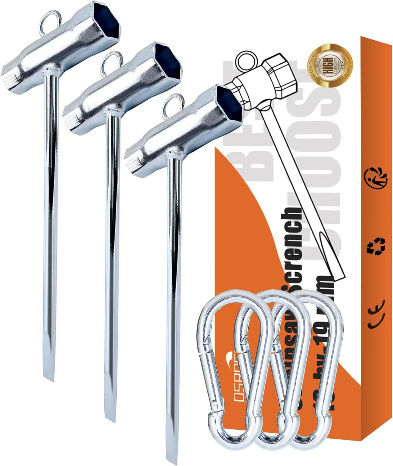 Amazon.com: OSROENE Chainsaw Wrench, 3 Pack Chainsaw Tool Chain Saw ...