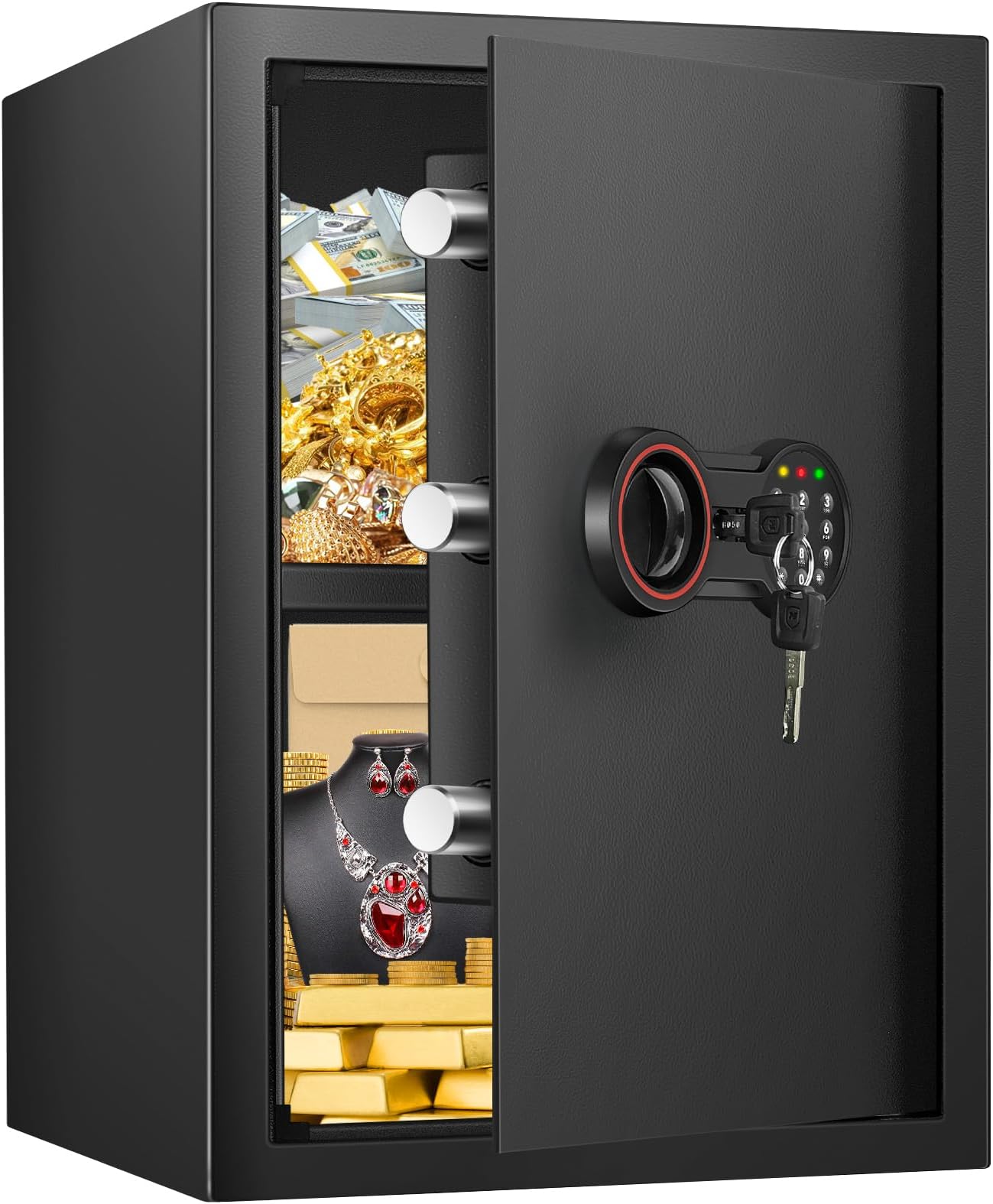 SentrySafe SFW123CS Lock Boxes Fireproof Waterproof, Dial Combination ...