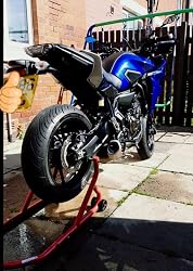 BIKETEK Motorcycle Rear Paddock Stand Series 3 Red : Amazon.co.uk ...