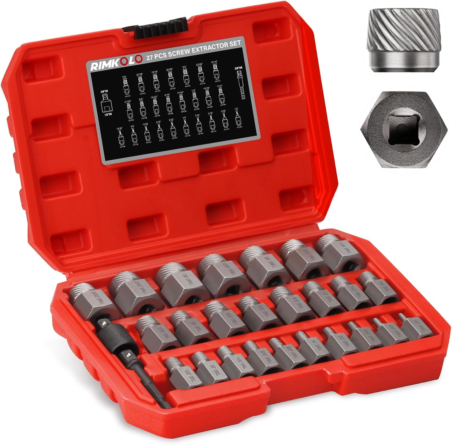 26-Piece Screw Extractor and Cobalt Drill Bit Set Nepal | Ubuy