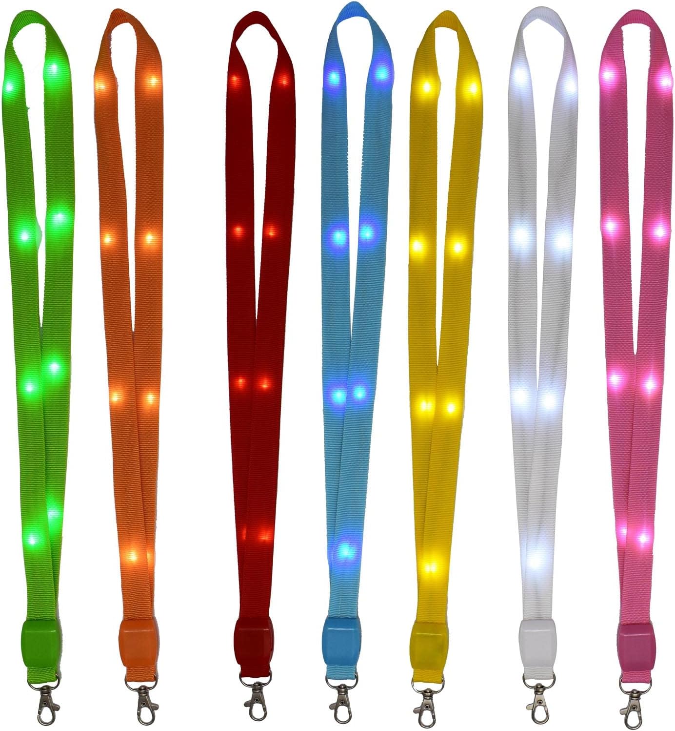 Amazon.com: FYLARFLY LED Carnival Cruise Lanyards Light Up Neon ...
