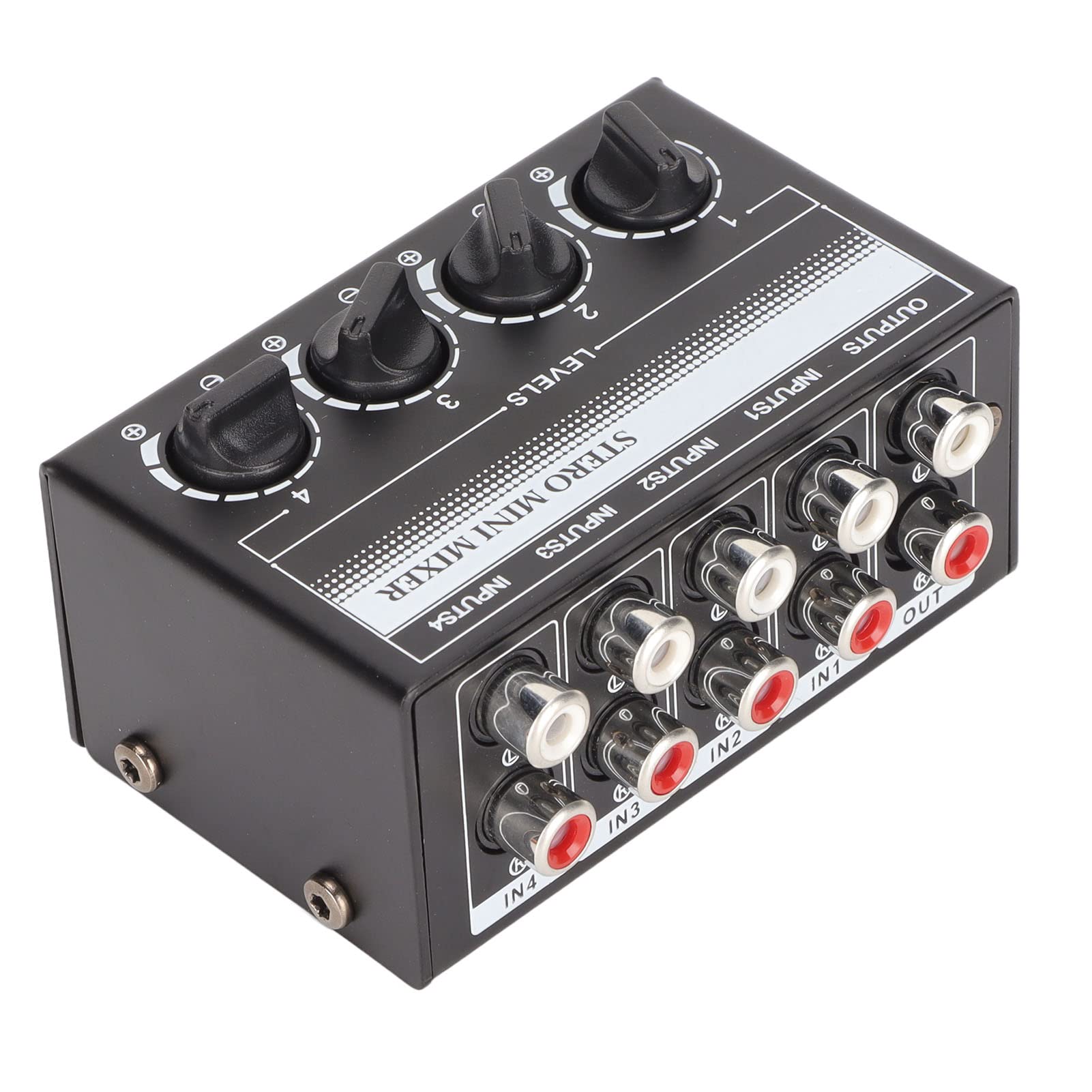 Snapklik.com : Professional Audio Mixer, Portable 4 Channel Passive ...