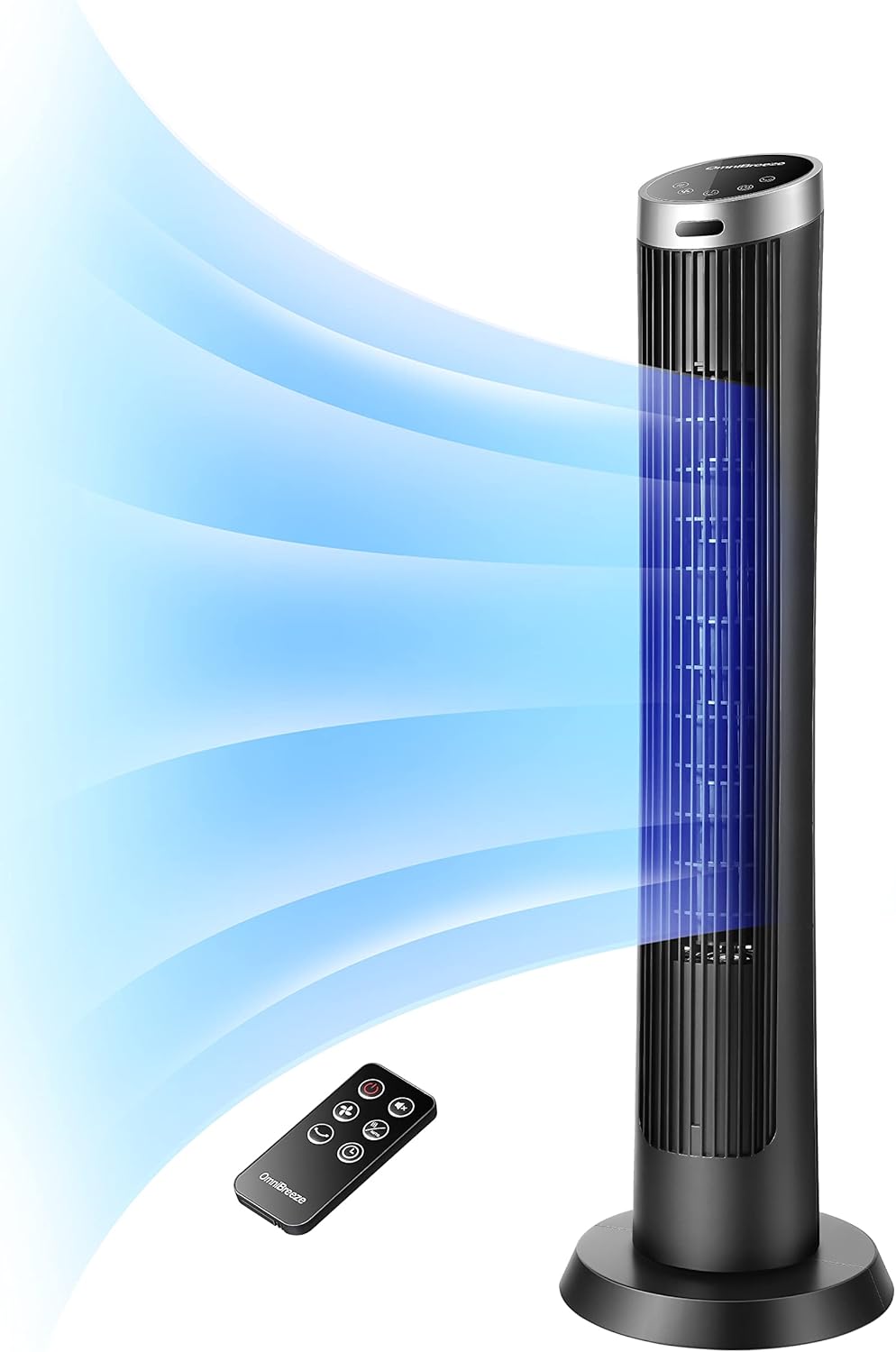 Amazon.com: OmniBreeze Digital Electric Tower Fan, with Remote Control ...