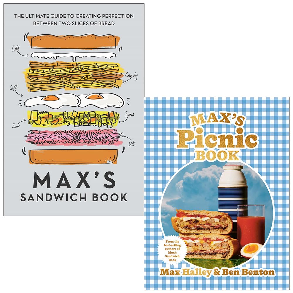 Max Halley Collection 2 Books Set (Max's Sandwich Book, Max’s Picnic ...