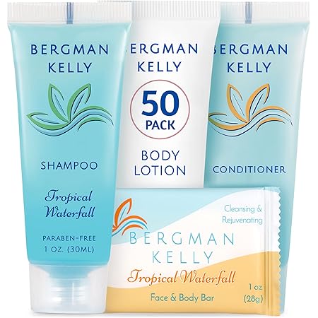 Amazon.com : BERGMAN KELLY Travel Size Shampoo & Conditioner 2 in 1 (1 ...