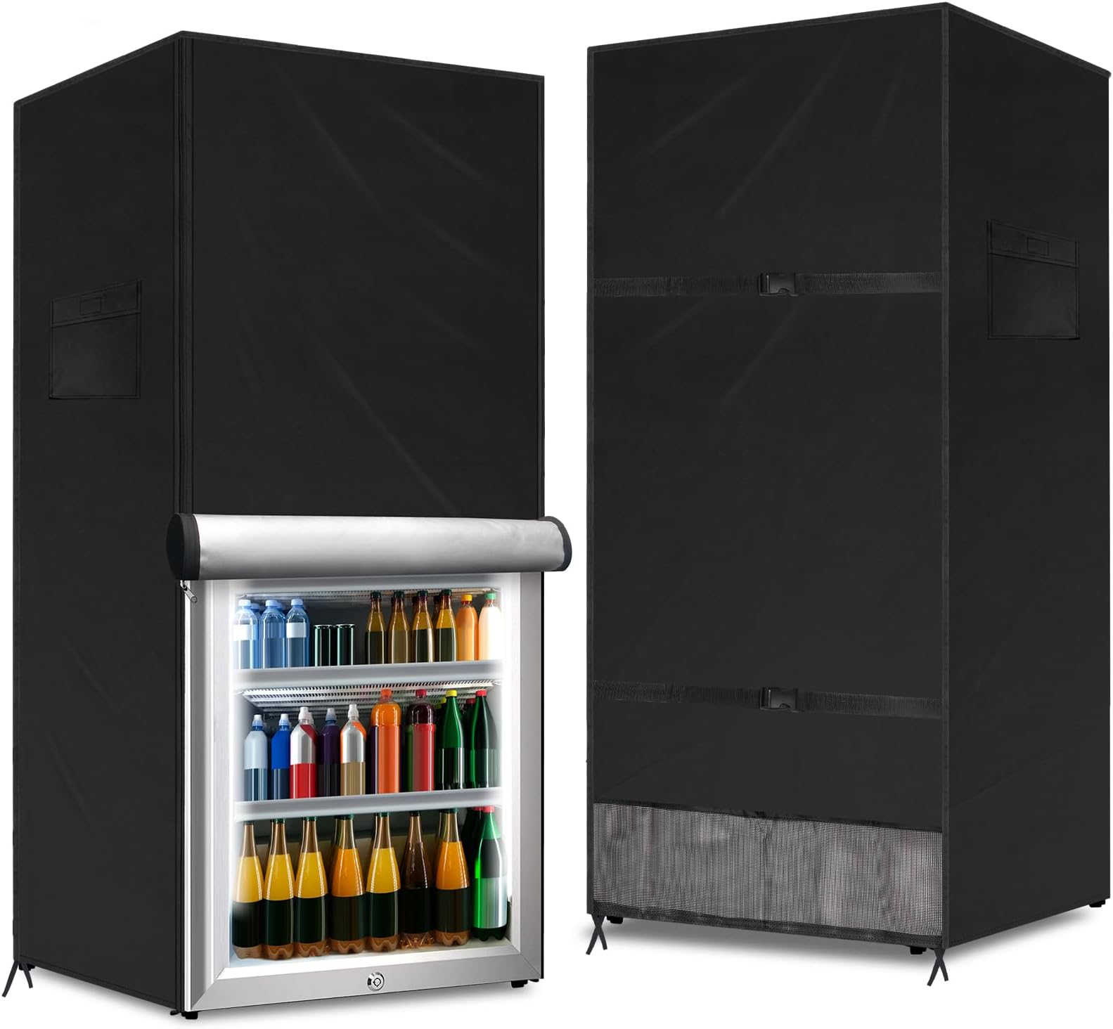 Amazon.com: Safipotts Refrigerator Cover, Waterproof & Dustproof Cover ...