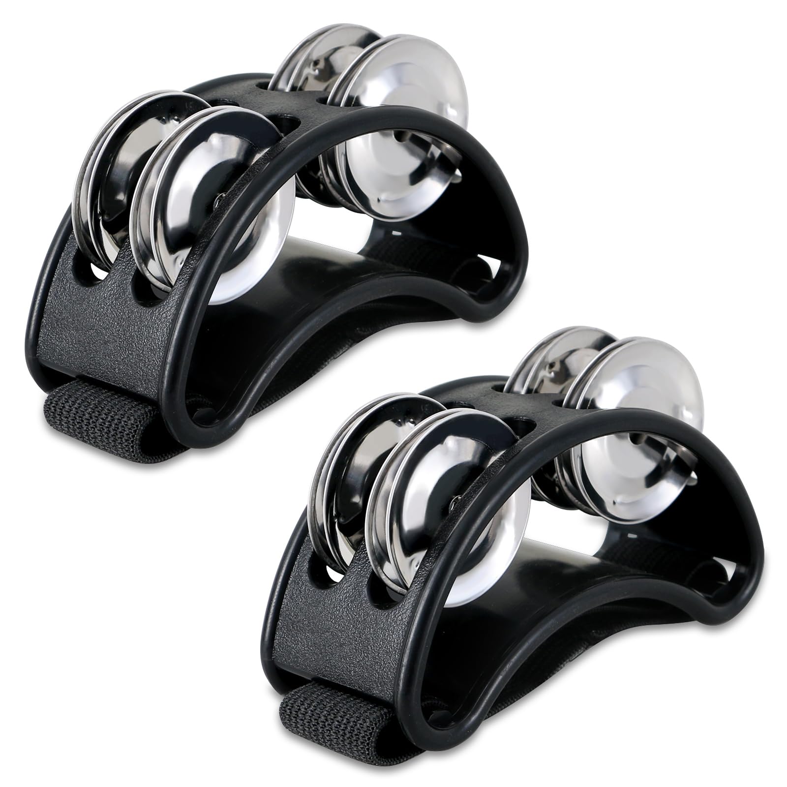 Snapklik.com : EASTROCK Foot Tambourine Percussion Musical Instrument ...