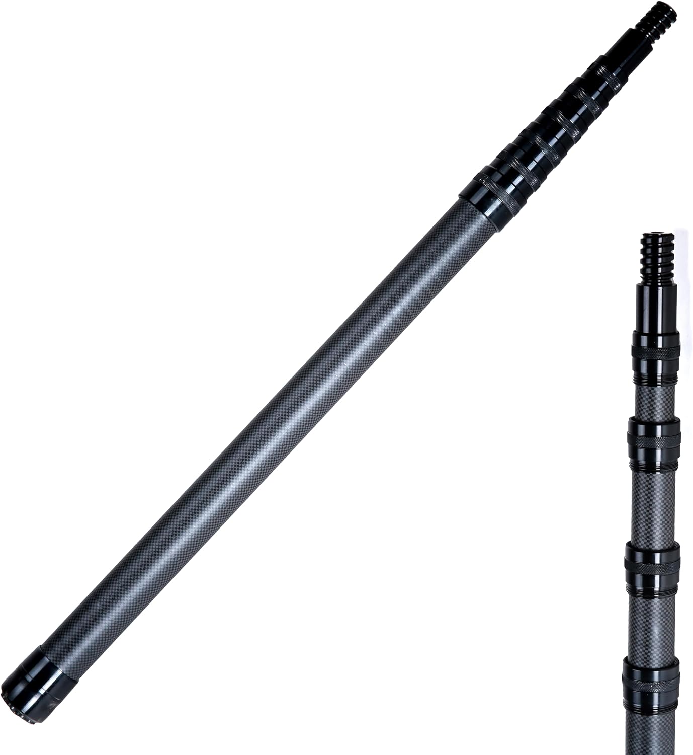 Amazon.com: Zanvxt 1.9 to 9.8ft Carbon Fiber Extension Pole. Multi ...