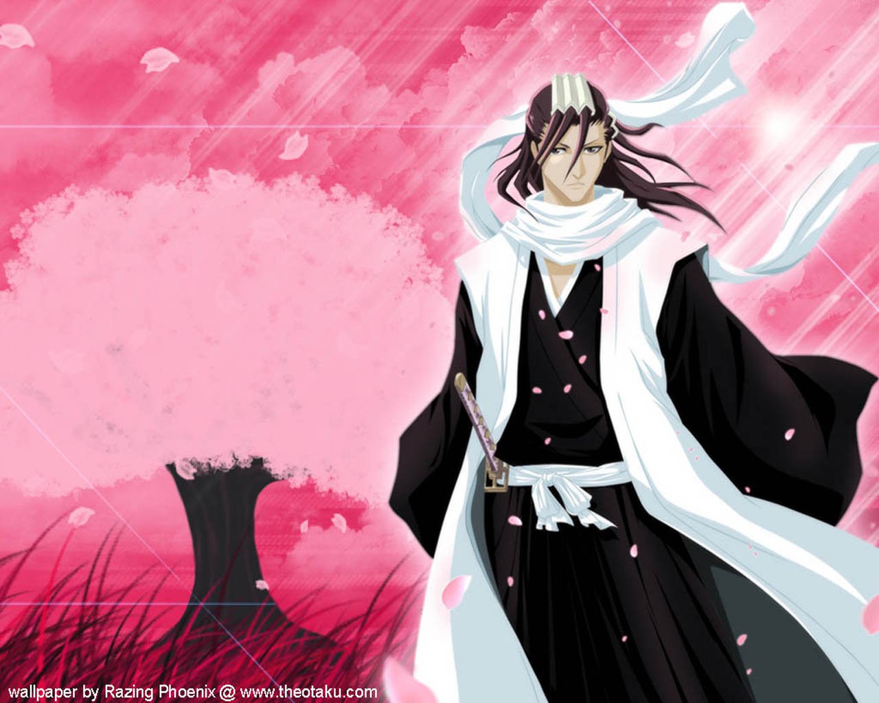 Anime Bleach Byakuya Kuchiki HD Wall Poster | 300 GSM Printed Poster ...