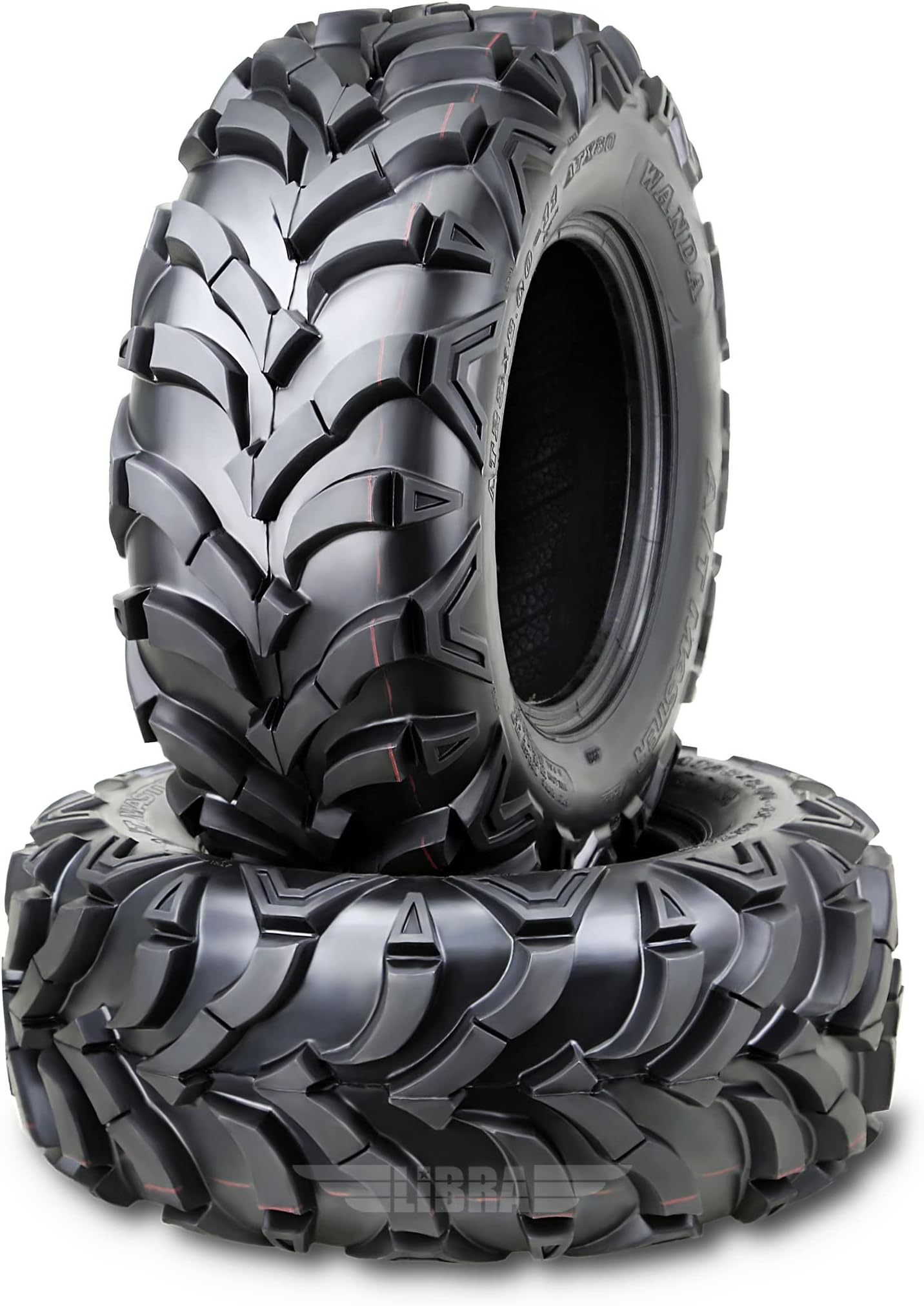 Amazon.com: WANDA 2 Front ATV Tire Set 24x8-12 24x8x12 fit for 2000 ...