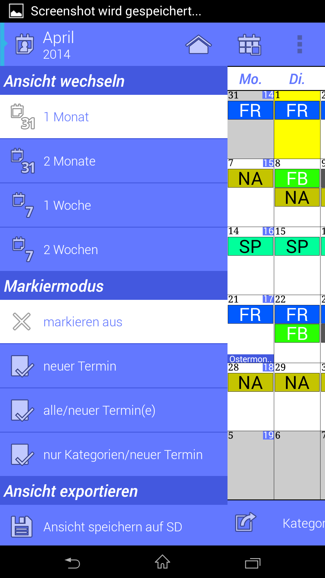 Work Calendar - App on Amazon Appstore