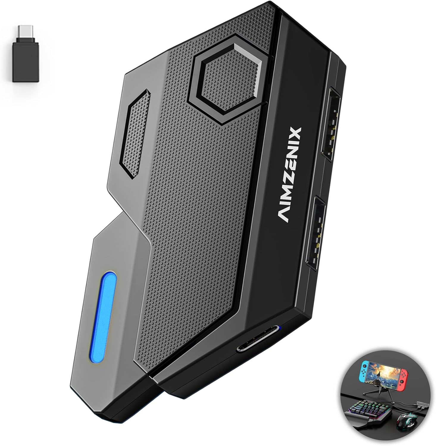 Amazon.com: Keyboard and Mouse Adapter for Nintendo Switch/Xbox One ...