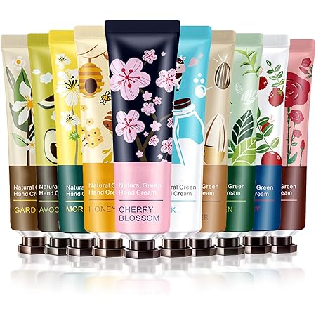 Amazon.com : 10 Pack Hand Cream For Chapped Hands,Natural Botanical ...