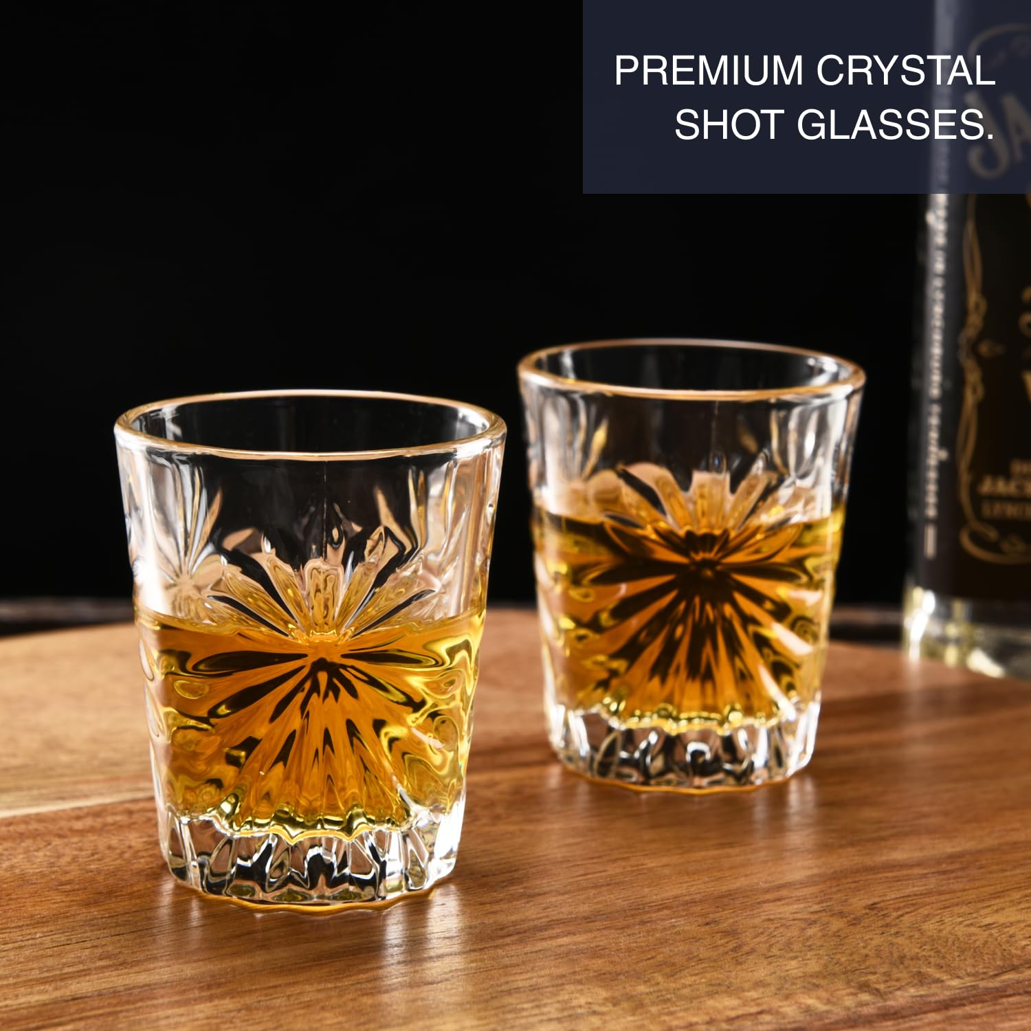 Snapklik.com : REGAL TRUNK & CO Crystal Shot Glasses - Set Of 6 - Fancy ...