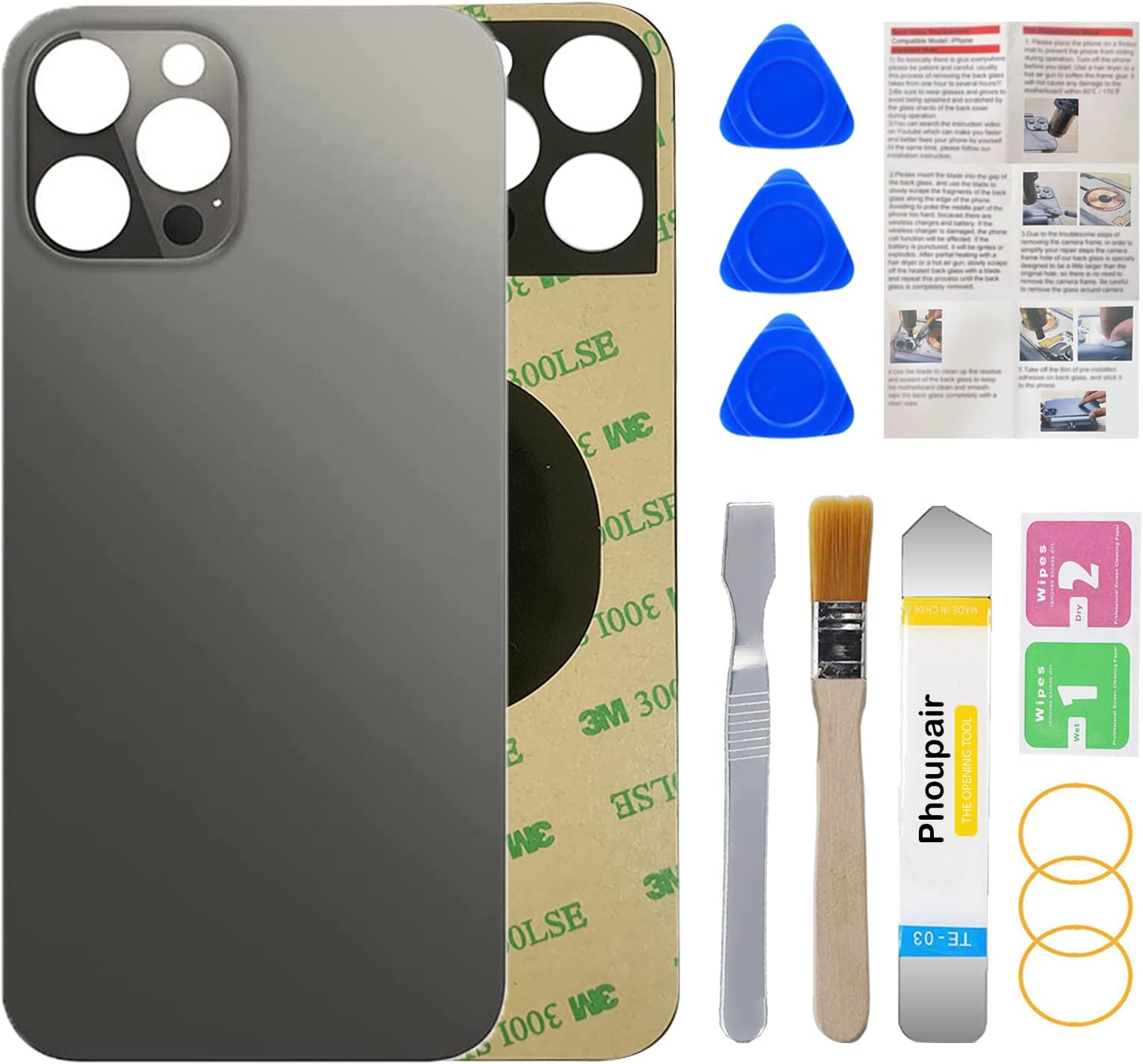 Amazon.com: Original Back Glass Replacement for iPhone 12 Pro Max All ...