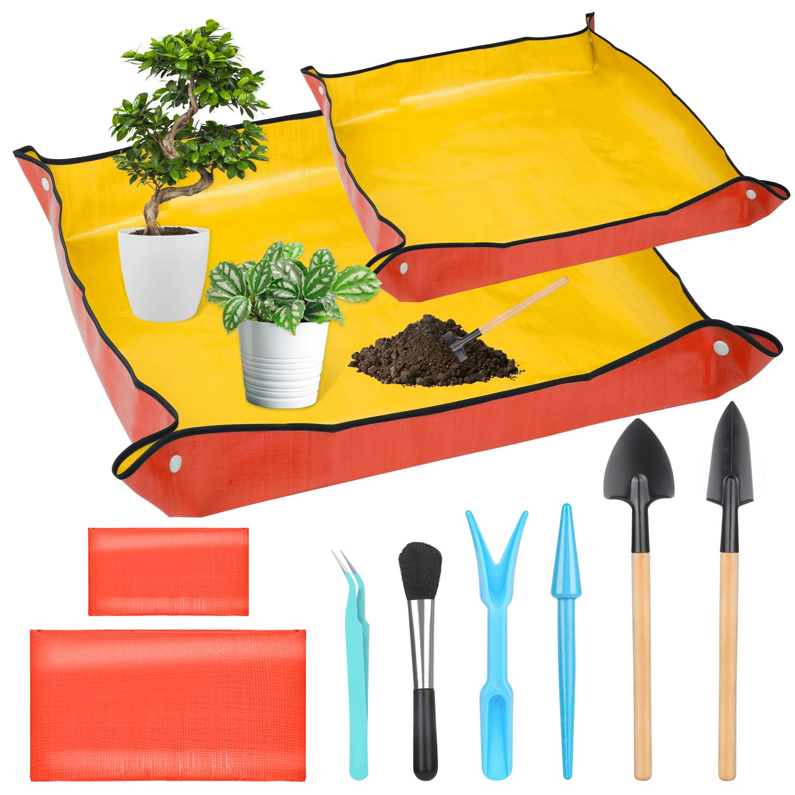 Amazon.com : 2Pcs Repotting Mat for Plant Transplanting, 39'' Gardening ...