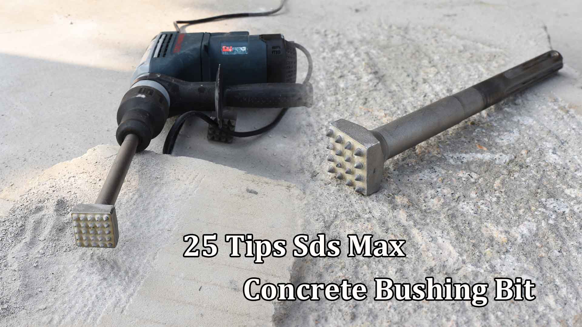Watch sds max bushing hammer bit for sds max demolition hammer on ...
