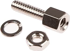 CDL Micro 4/40 UNC Jack Post Kit 10mm for D Sub Connectors- Pack of 1 ...