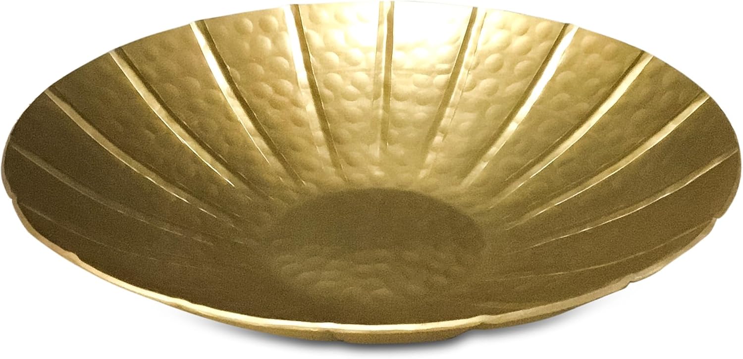 Amazon.com | IHI EST. 1986 India Handicrafts 16394 Brushed Gold Tone ...