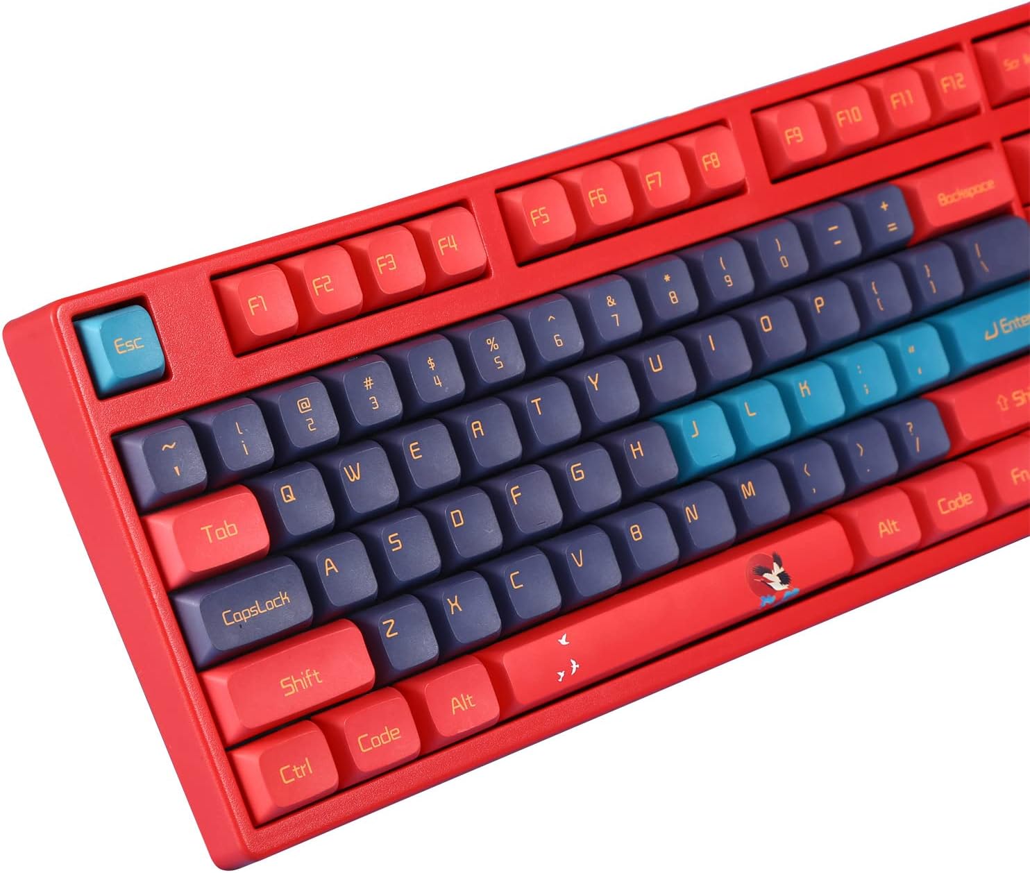 Geeksocial (Only Keycaps) 104+24 XDA Keycaps Set PBT Dye-subbed ANSI ...