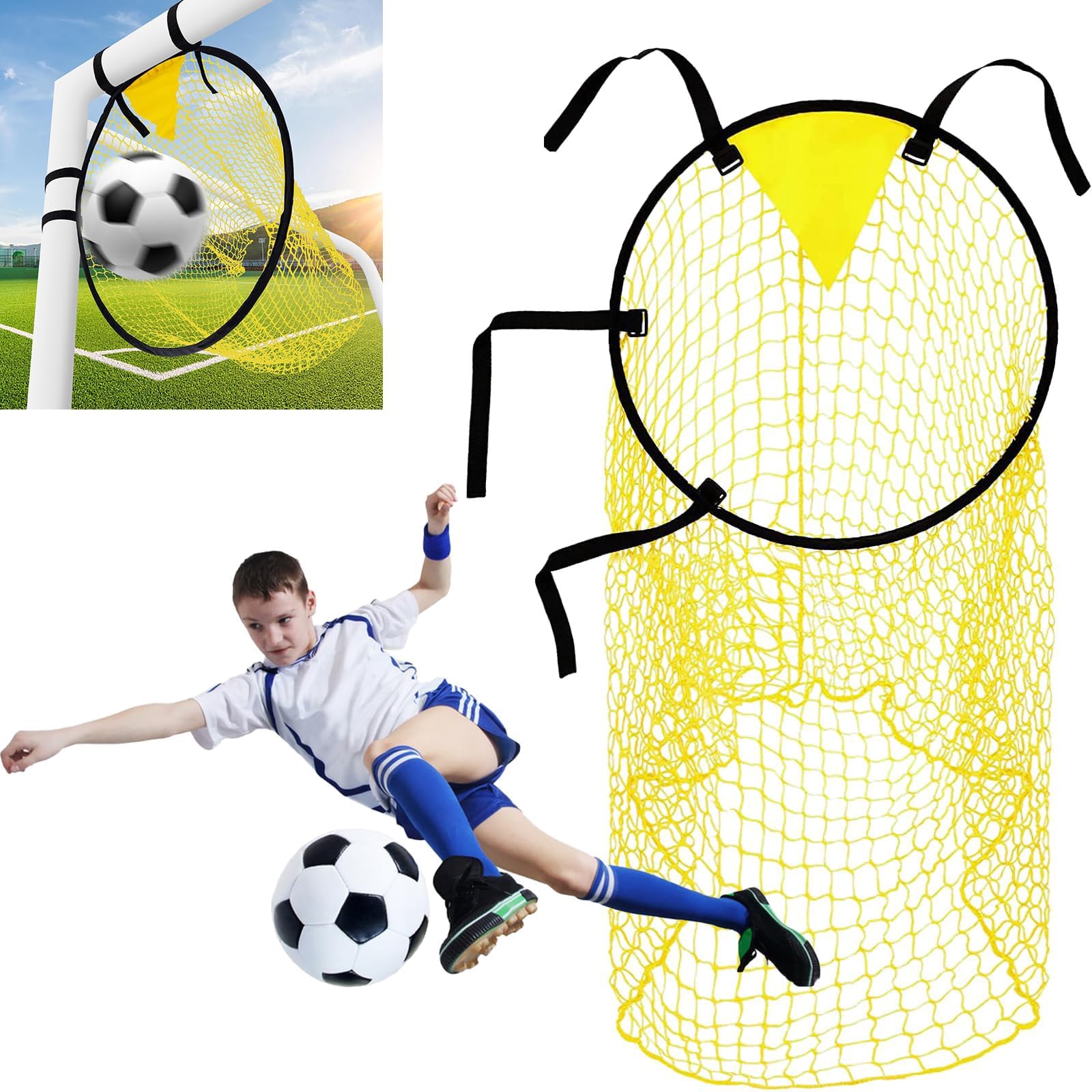 Amazon.com : Top Bins Soccer Target Goal - Perfect Soccer Training ...