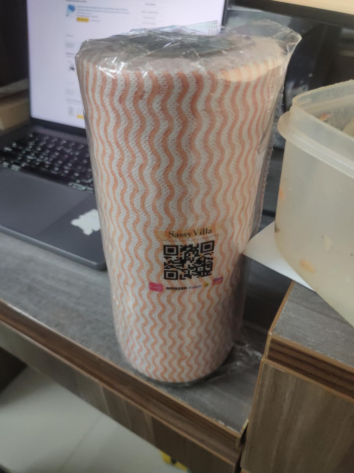 Sassyvilla Non Woven Reusable Kitchen Towel Roll Wipes Highly Absorbent ...