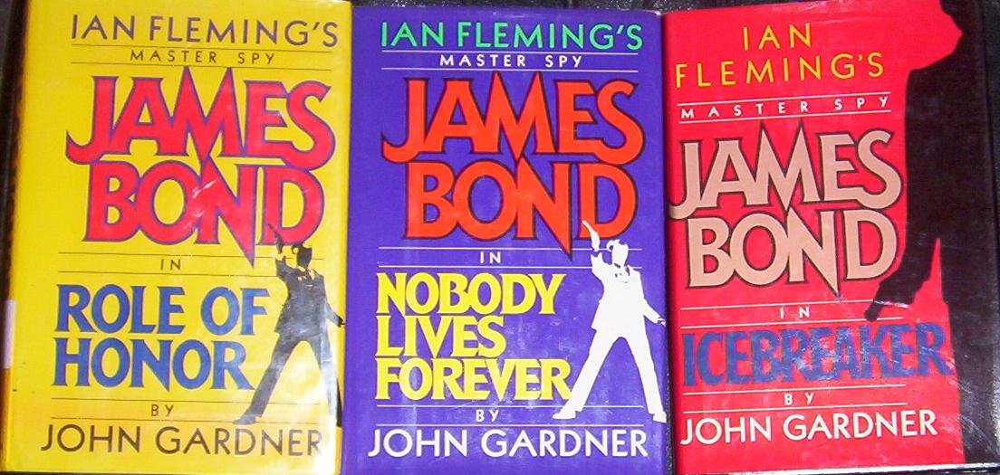 James Bond 007 Set of Three By John Gardner:icebreaker ~ Role of Honor ...
