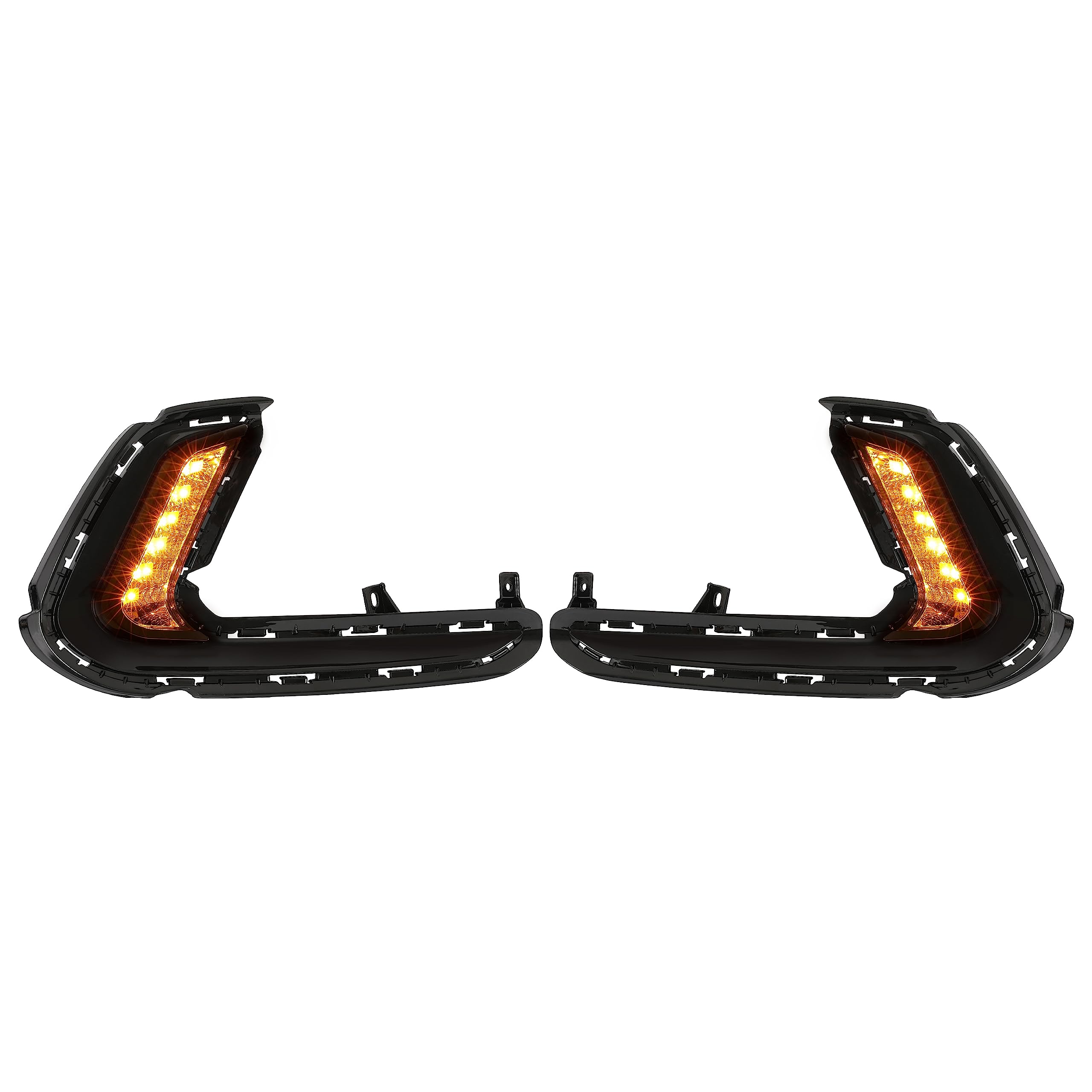 Amazon.com: HECASA Pair Fog Light Compatible with 2016-2018 Hyundai ...