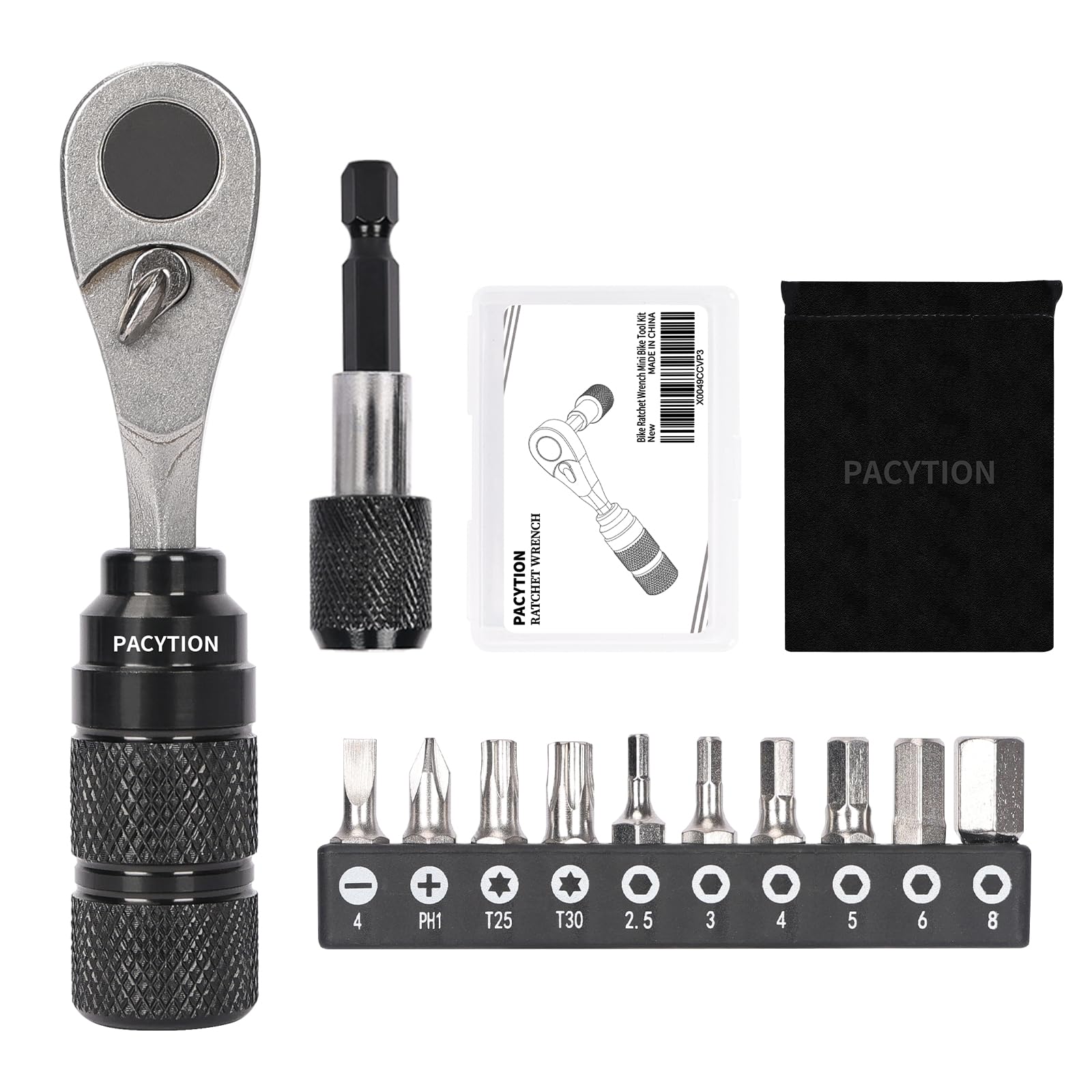 Amazon.com: Bike Tool Kit, Bike Repair Kit Mini Ratchet Wrench Set with ...