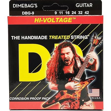 Amazon.com: DR Strings Electric Guitar Strings, Dimebag Darrell ...