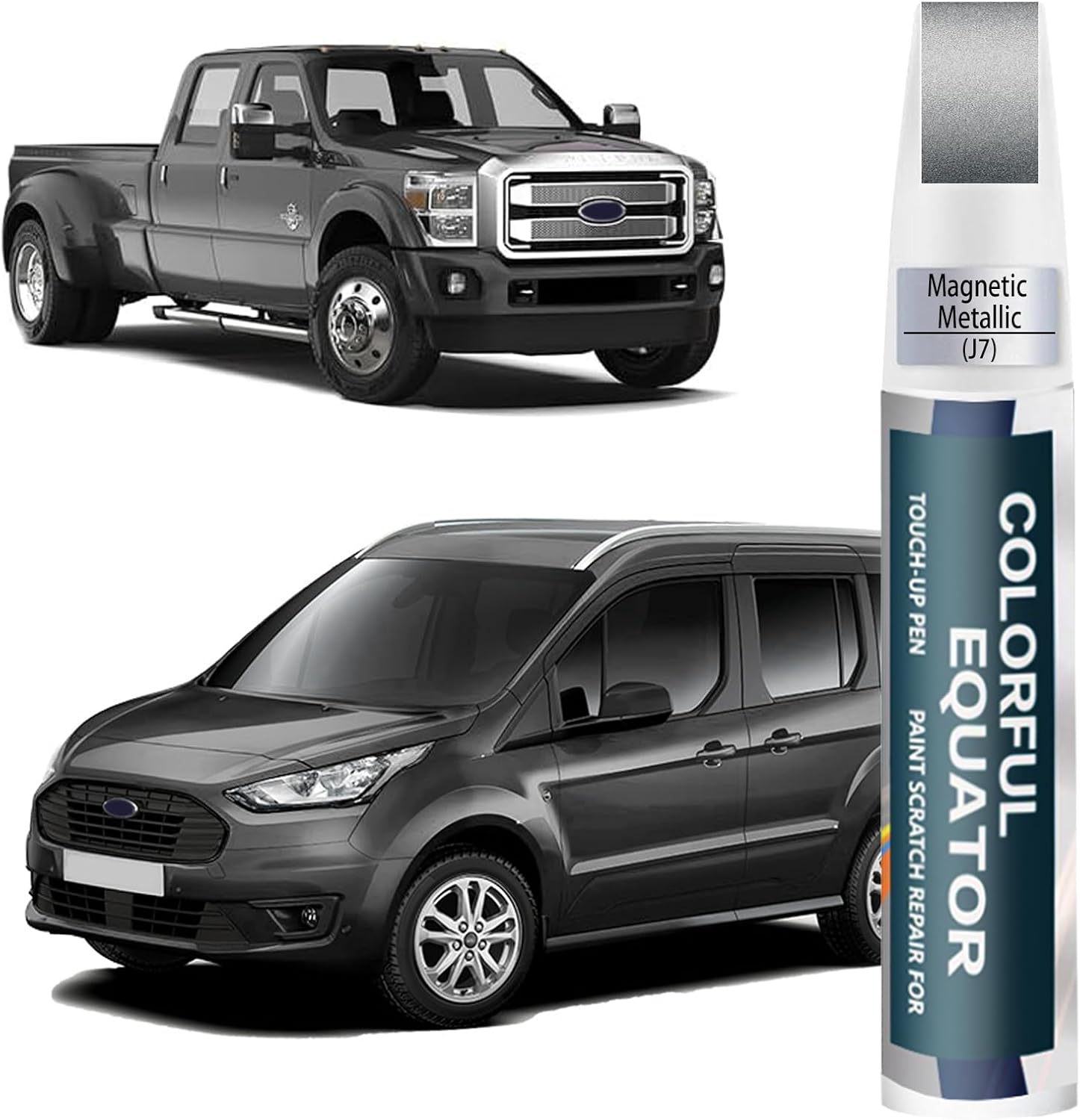 Amazon.com: J7 Magnetic Metallic Touch Up Paint for Ford, Car Paint Pen ...
