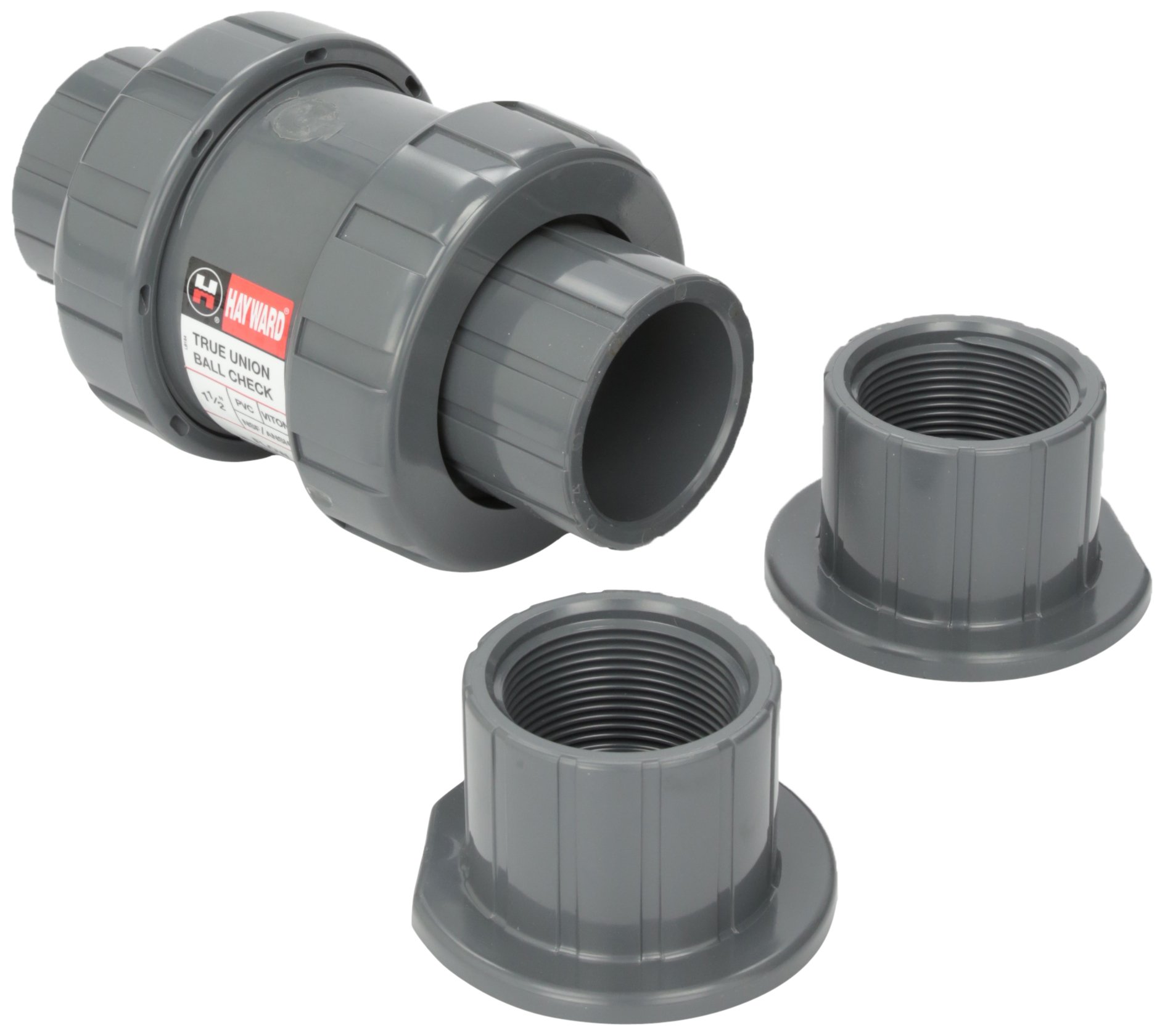 Buy Hayward TC10150ST 1-1/2-Inch PVC TC Series True Union Check Valve ...
