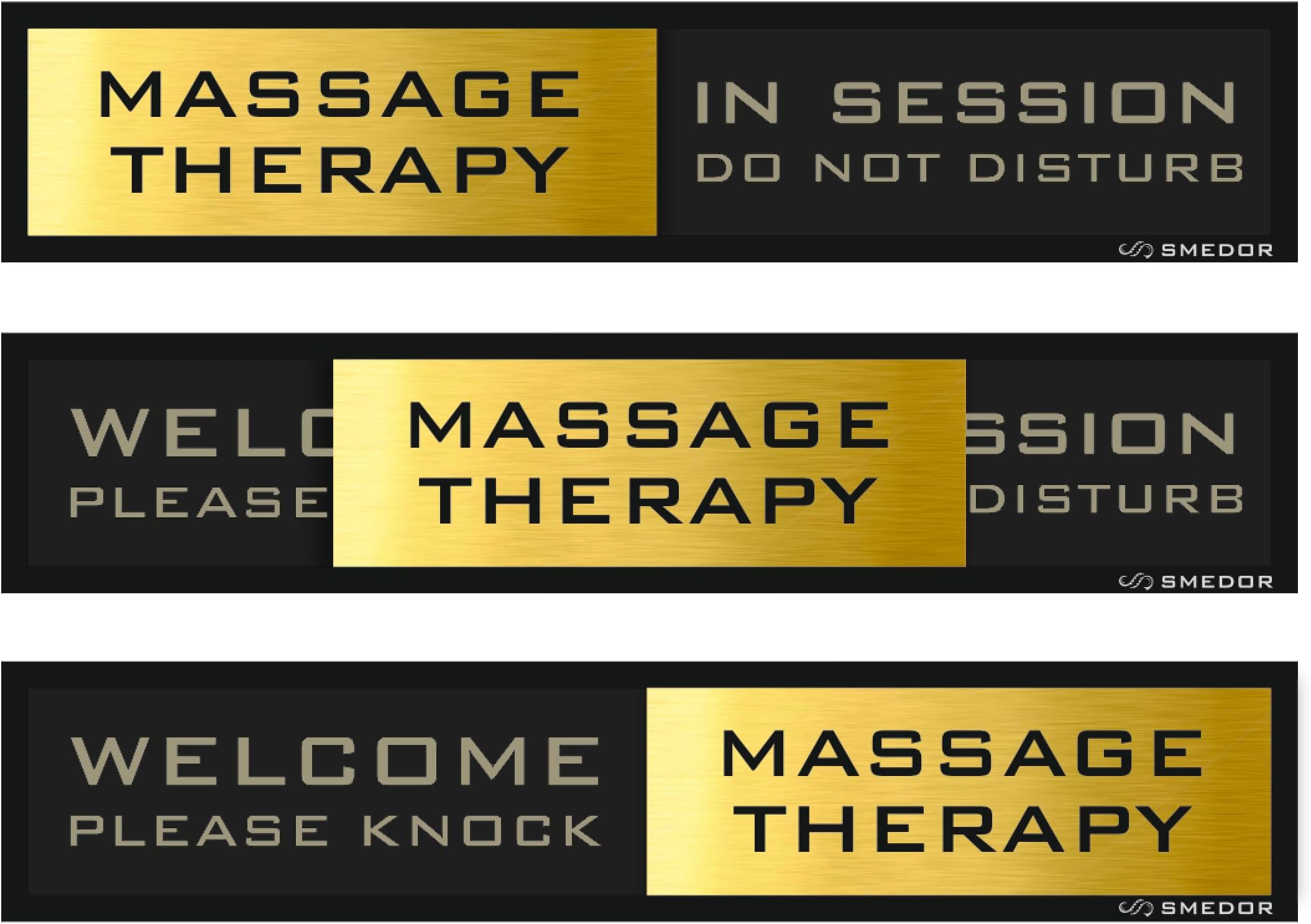 "MASSAGE THERAPY WELCOME PLEASE KNOCK / IN SESSION DO NOT DISTURB ...