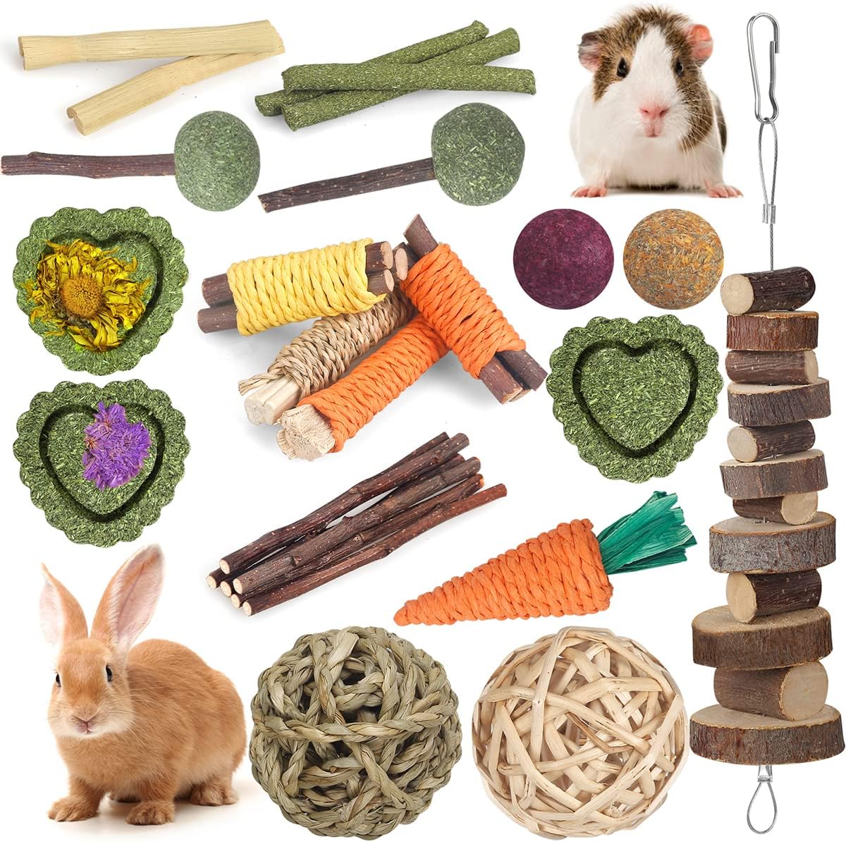 Rosewood Edible Play Log, Extra Large, Toy for Small Animals : Amazon ...