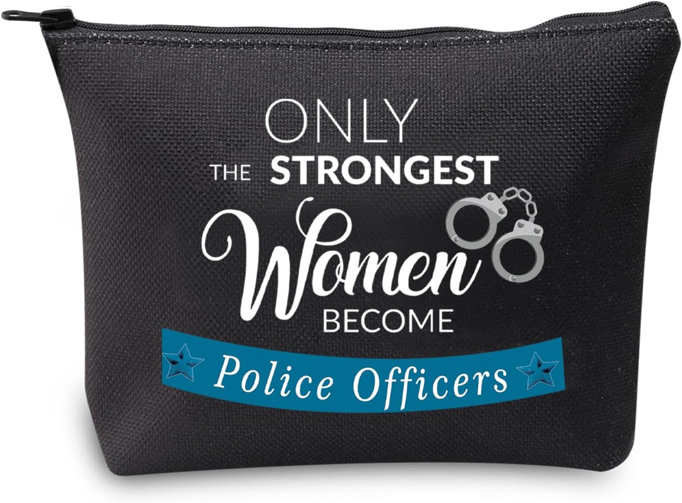 Amazon.com: VAMSII Female Police Officer Gifts Police Makeup Bag ...