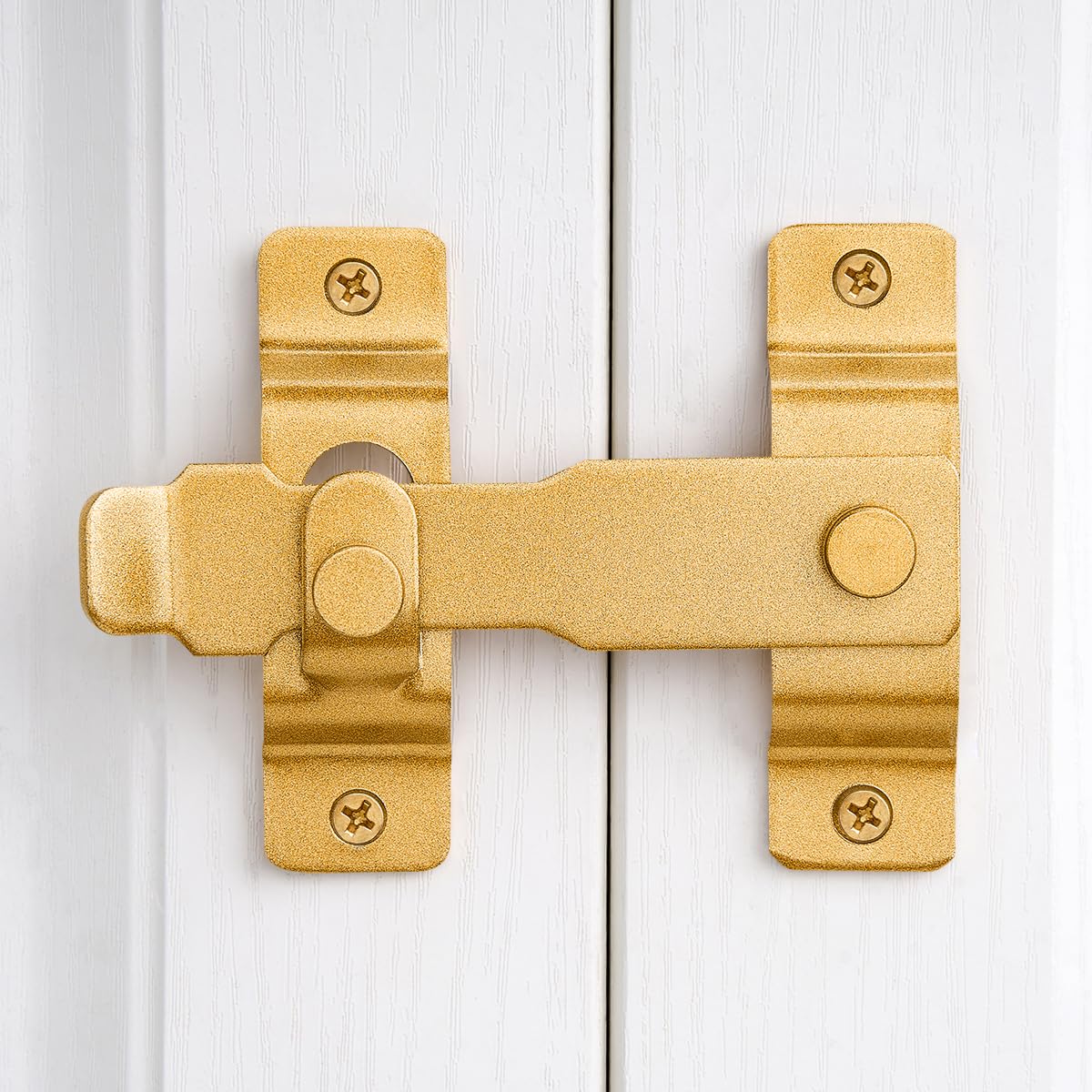 Snapklik.com : INIRET 2 Packs Barn Door Latches433”x 323” Gold ...