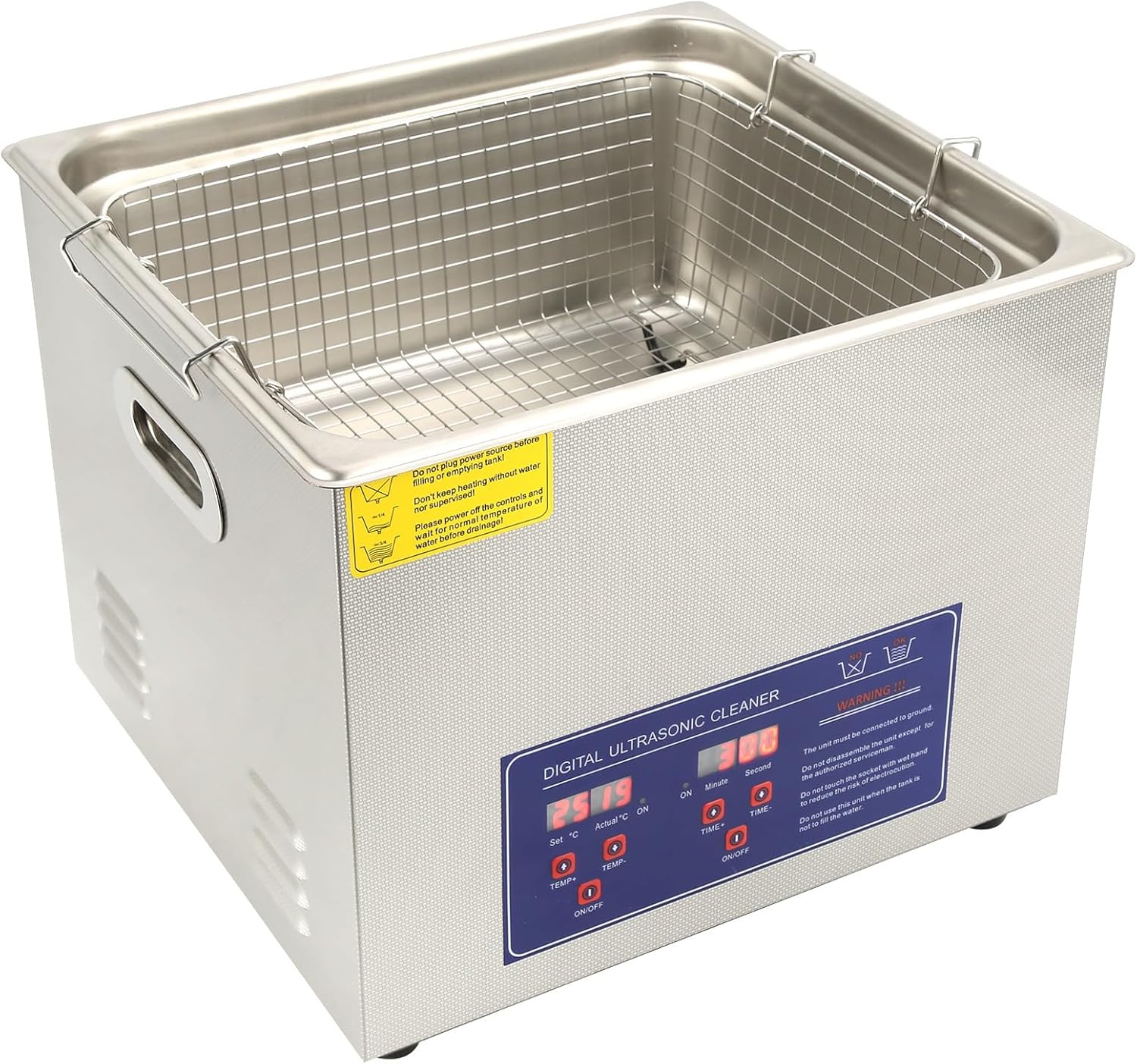 Amazon.com: Ultrasonic Cleaner, PS?60A 15L Tank Bath Digital Ultra ...