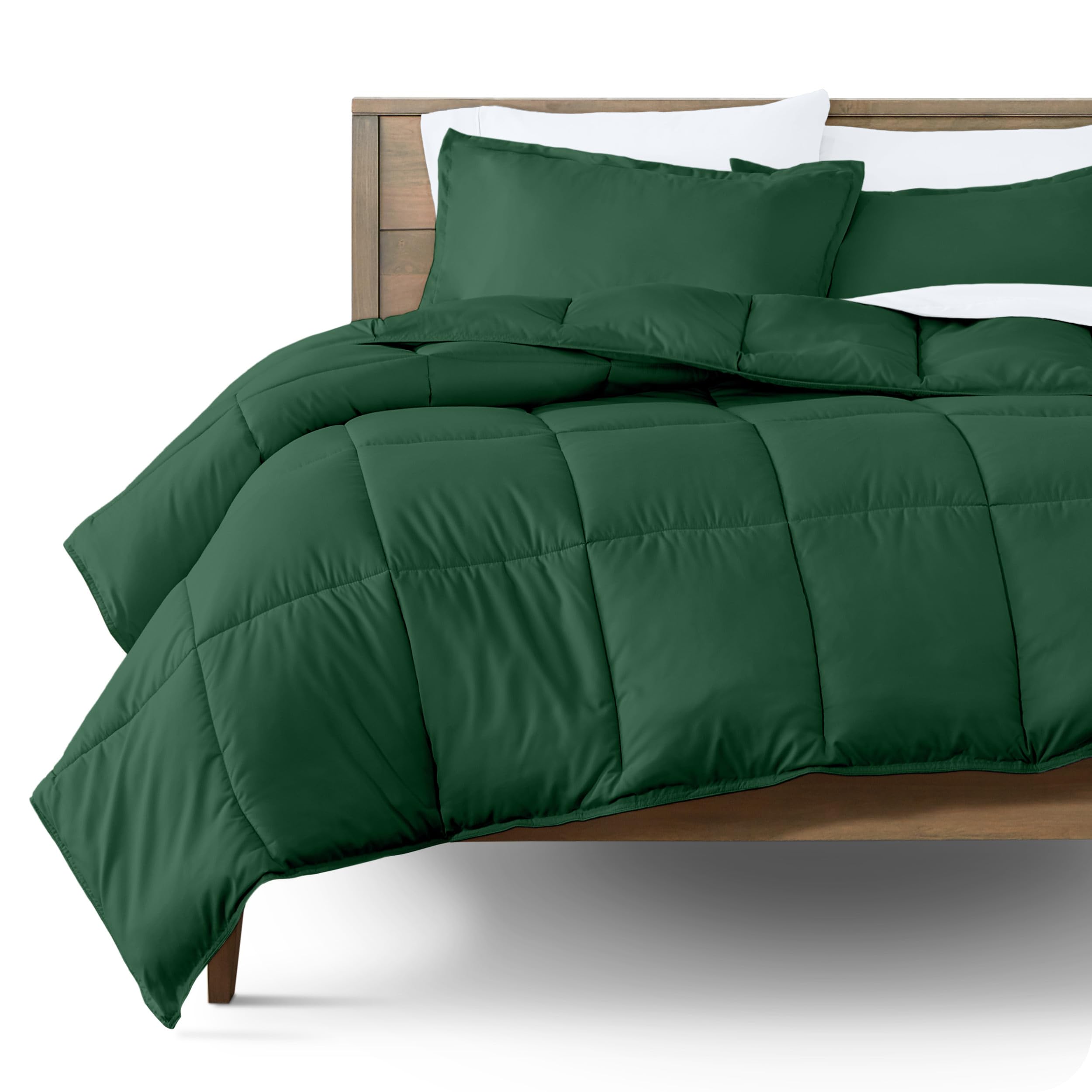 Amazon.com: Bare Home Comforter Set - Twin/Twin Extra Long Size - Ultra ...