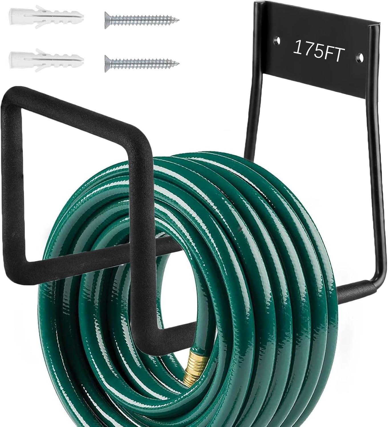 Amazon.com : Garden Hose Holder Wall Mount - Metal Hose Hanger Water ...