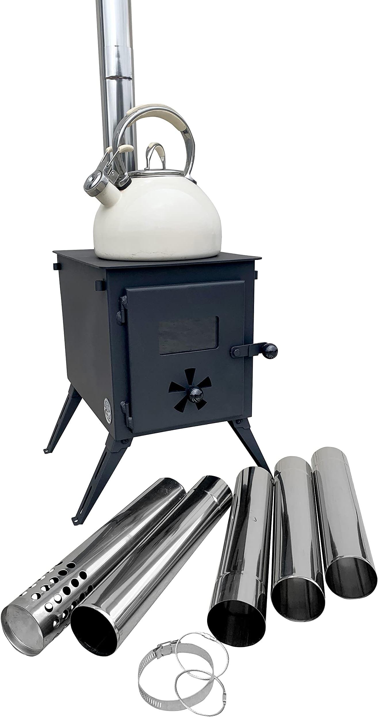 Outbacker 'Firebox' Portable Wood Burning Stove (Black) : Amazon.co.uk ...