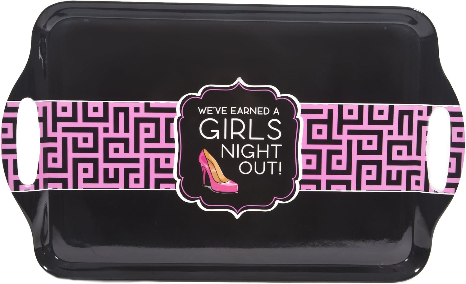 Amazon.com | Home Essentials 19"l Girls Night Out LG Tray: Serving Trays