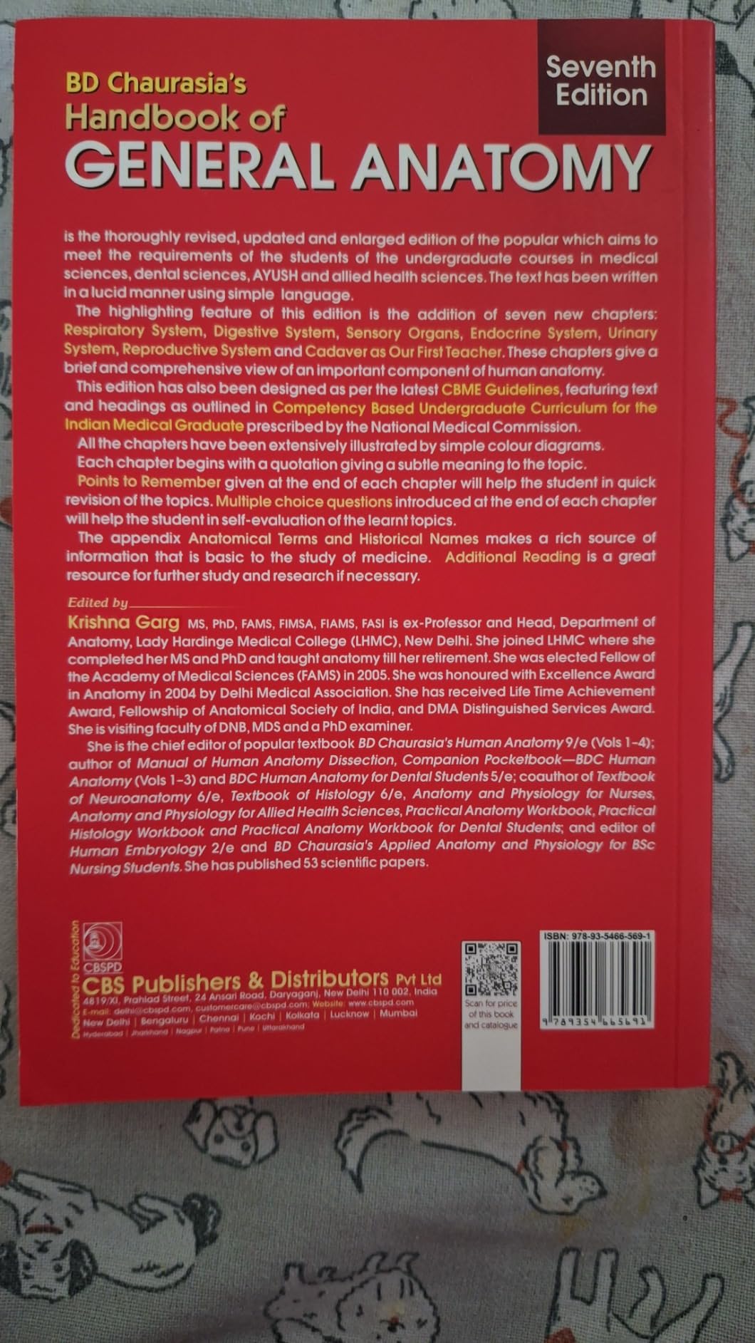 Buy BD Chaurasia’s Handbook of General Anatomy 7/e Book Online at Low ...