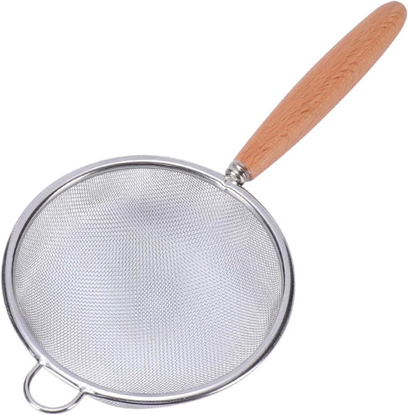 Amazon.com: ZHENZQ Stainless Steel Colander With Wooden Long Handle ...