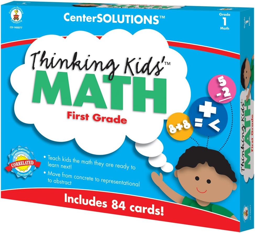 Amazon.com: Thinking Kids Math, Grade 1 : Armstrong, Linda