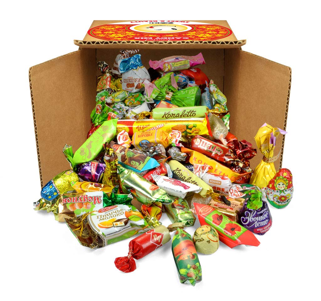 Amazon.com : Happy Holidays Bulk Candy - CHOCOLATE & CARAMEL MIX of ...