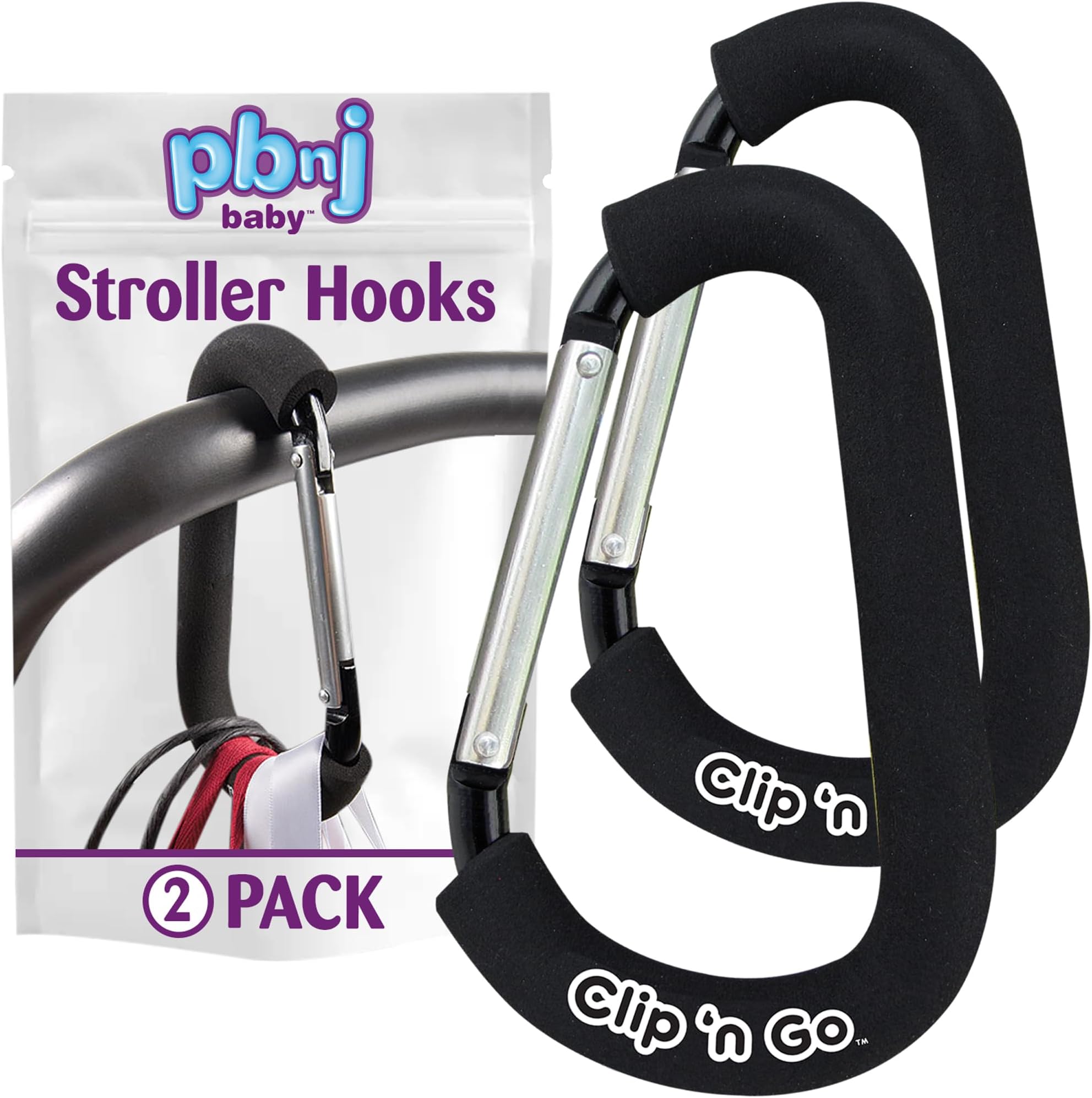 Amazon.com: The Original Mommy Hook Stroller Accessory Black
