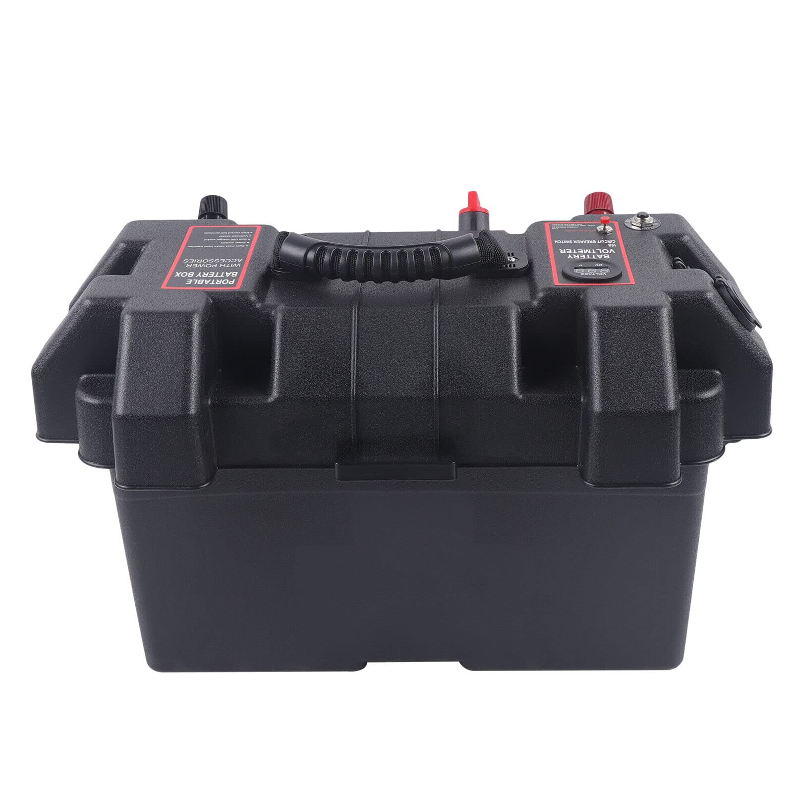 Leisure Battery Box Power Station for Caravan,Black Trolling Motor ...