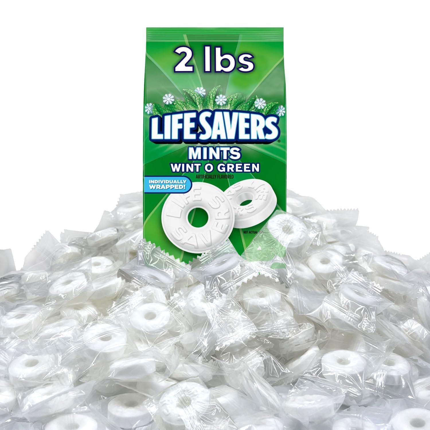 Amazon.com: Life Savers Wint O Green Mint Candy, 2 Pounds Mint Candy ...