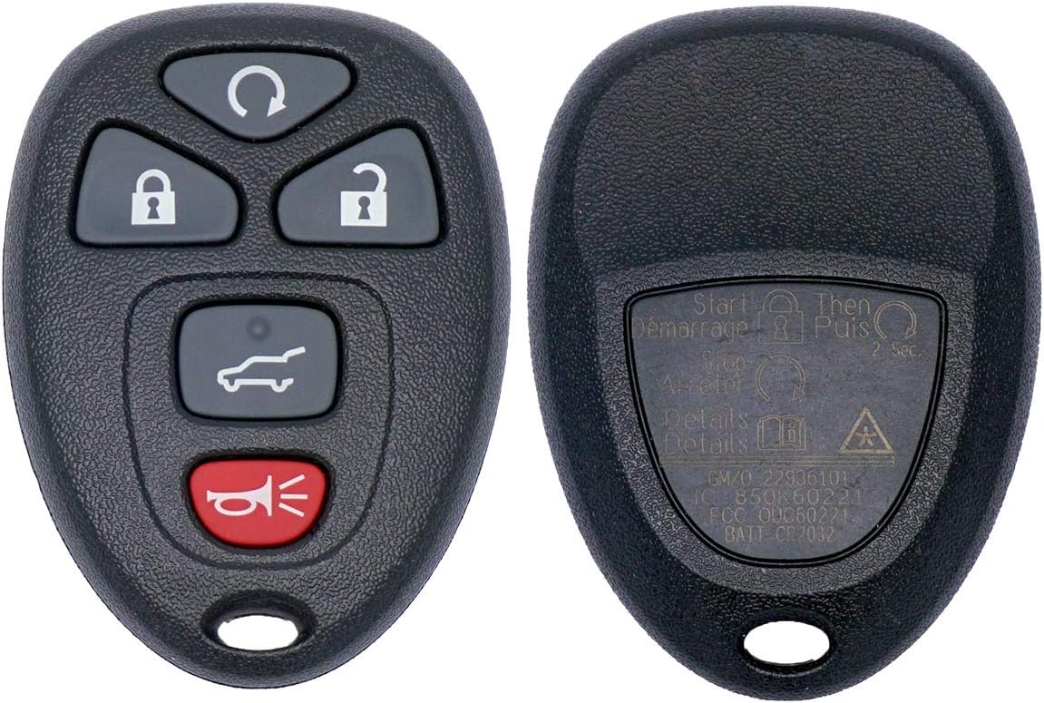 Amazon.com: OEM 2007-2008-2009-2010 Buick Enclave Keyless Entry Remote ...
